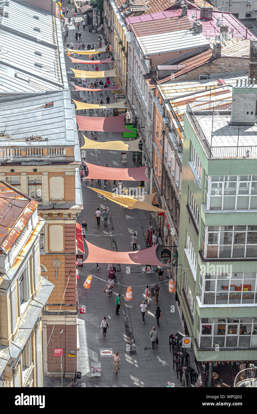 Ferhadija street hi-res stock photography and images - Alamy