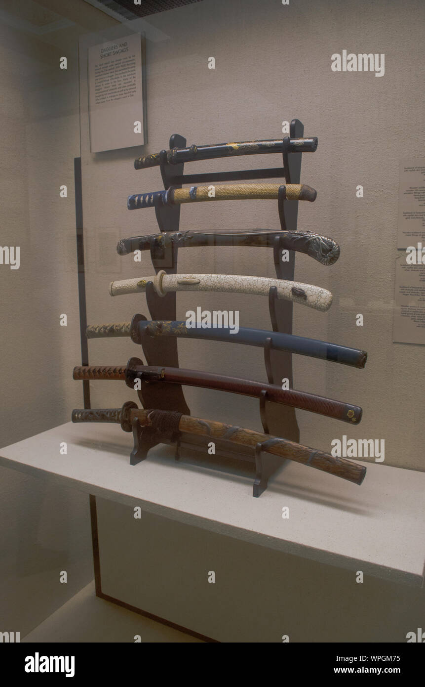 Daggers and short swords | Edo Period | Japan | V&A, London Stock Photo ...