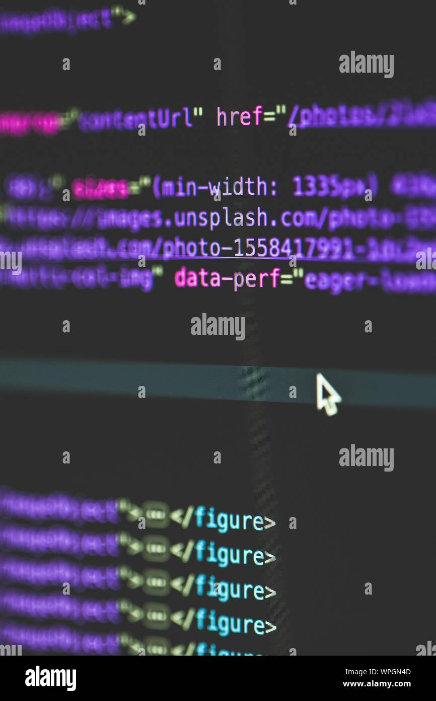 Binary data digital display vertical hi-res stock photography and ...