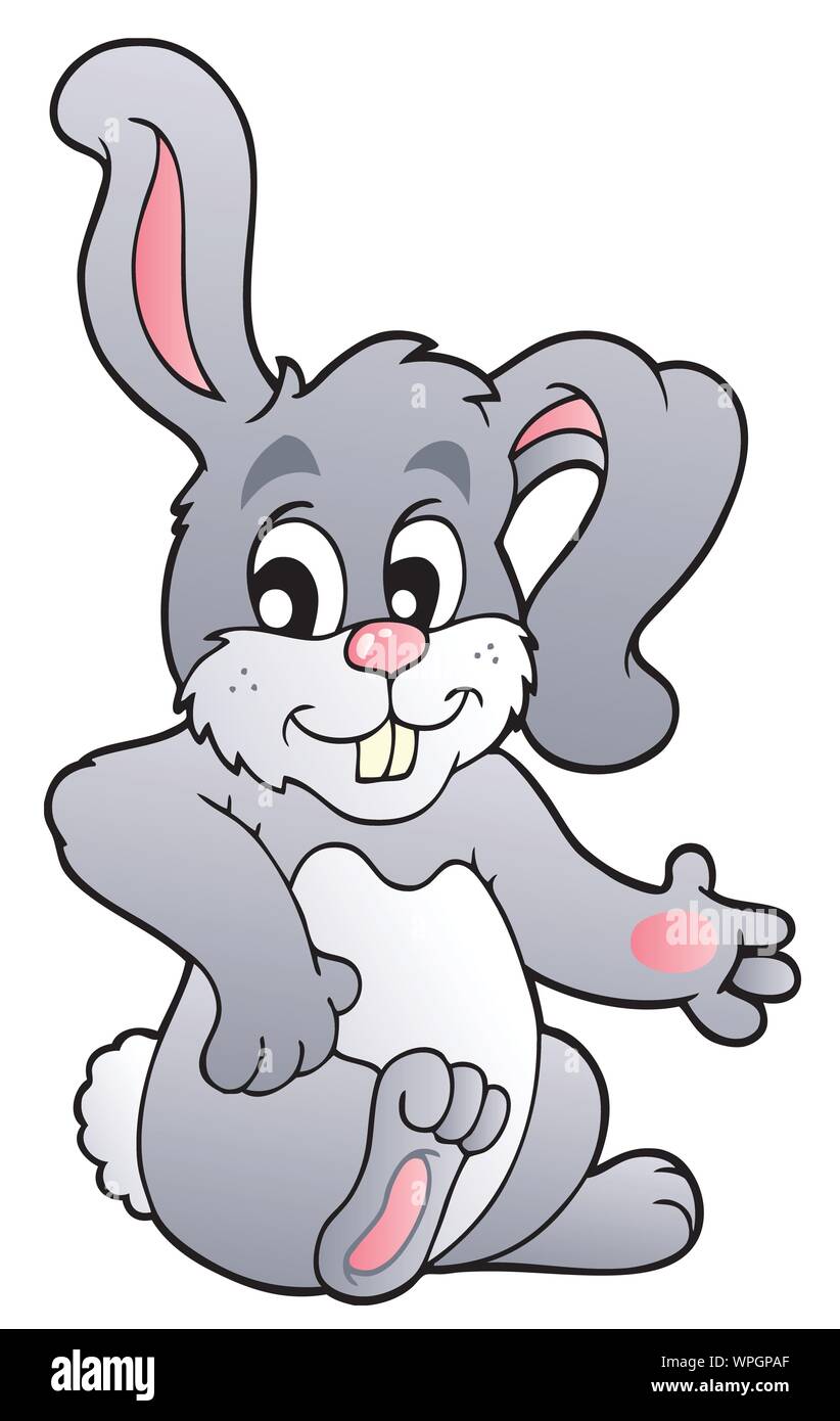 Rabbit resting Stock Vector Images - Alamy