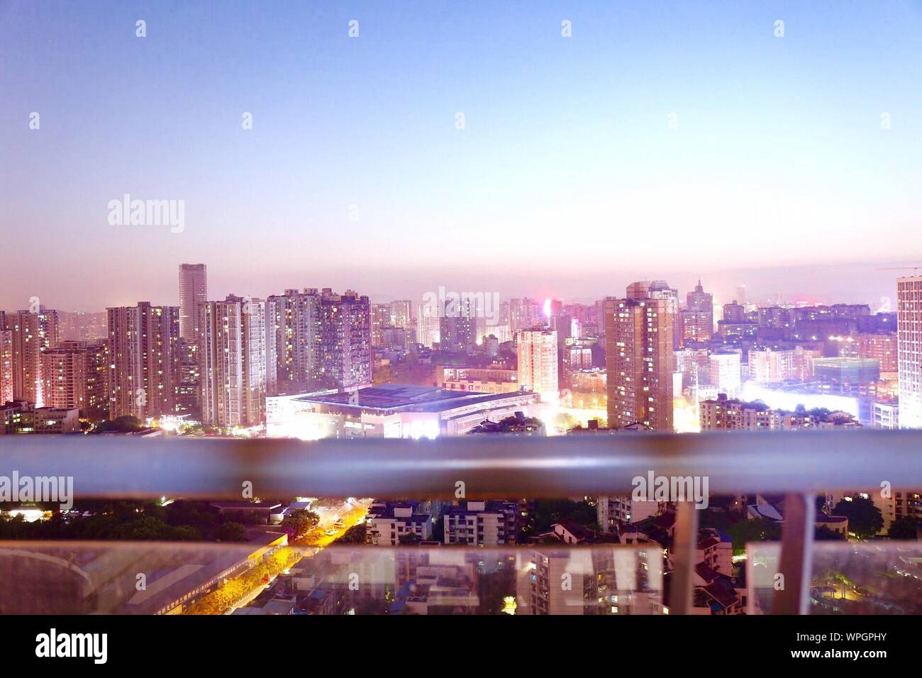 View From Balcony At Night High Resolution Stock Photography and Images ...