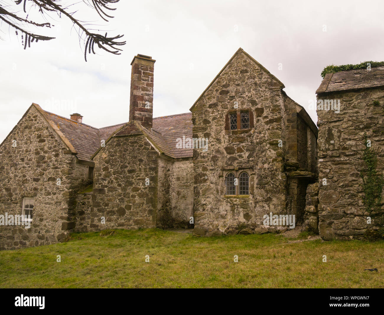 Hafoty hall house front entrance hi-res stock photography and images ...