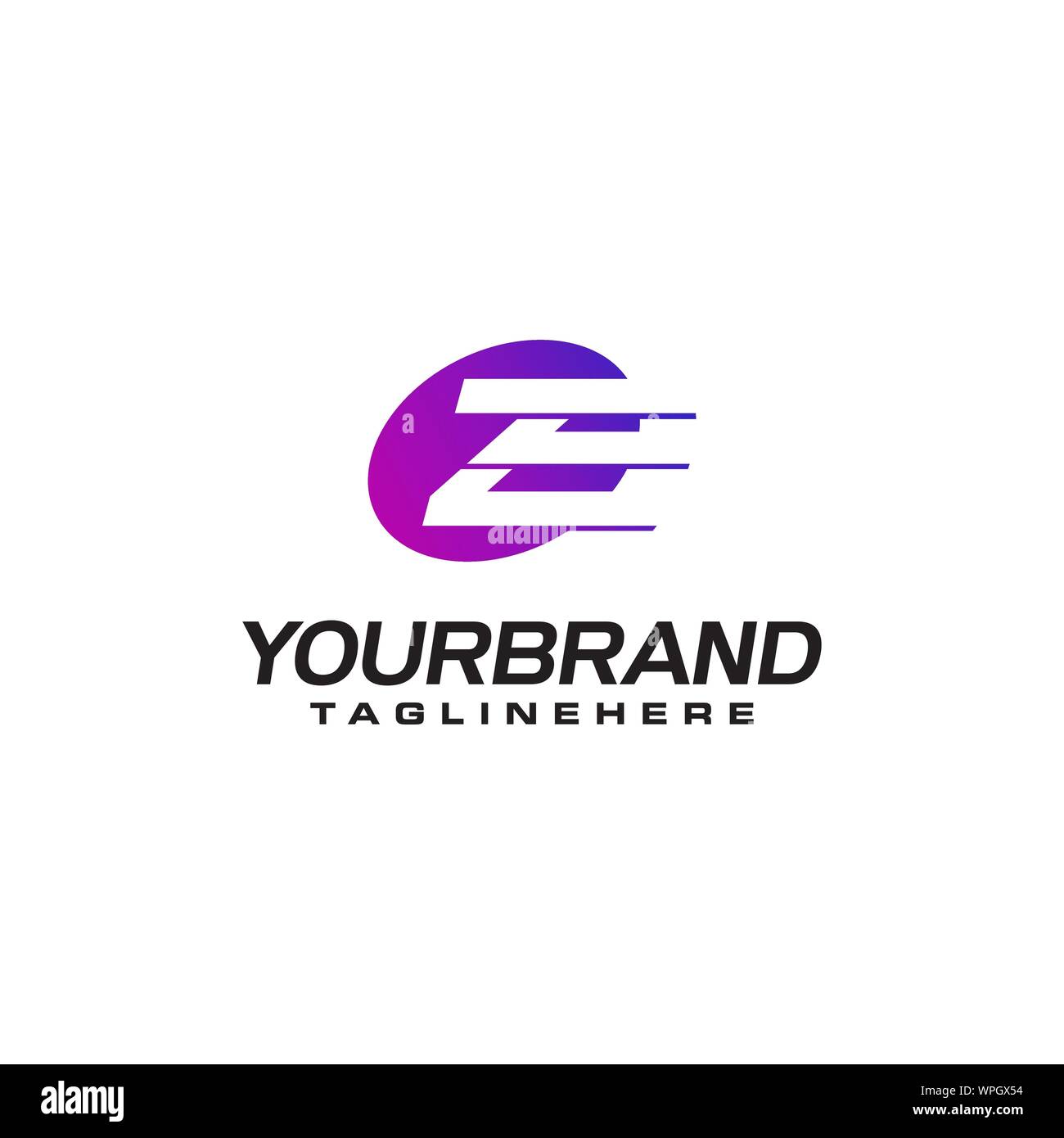 Abstract letter Z logo with fast speed lines fast speed moving delivery ...