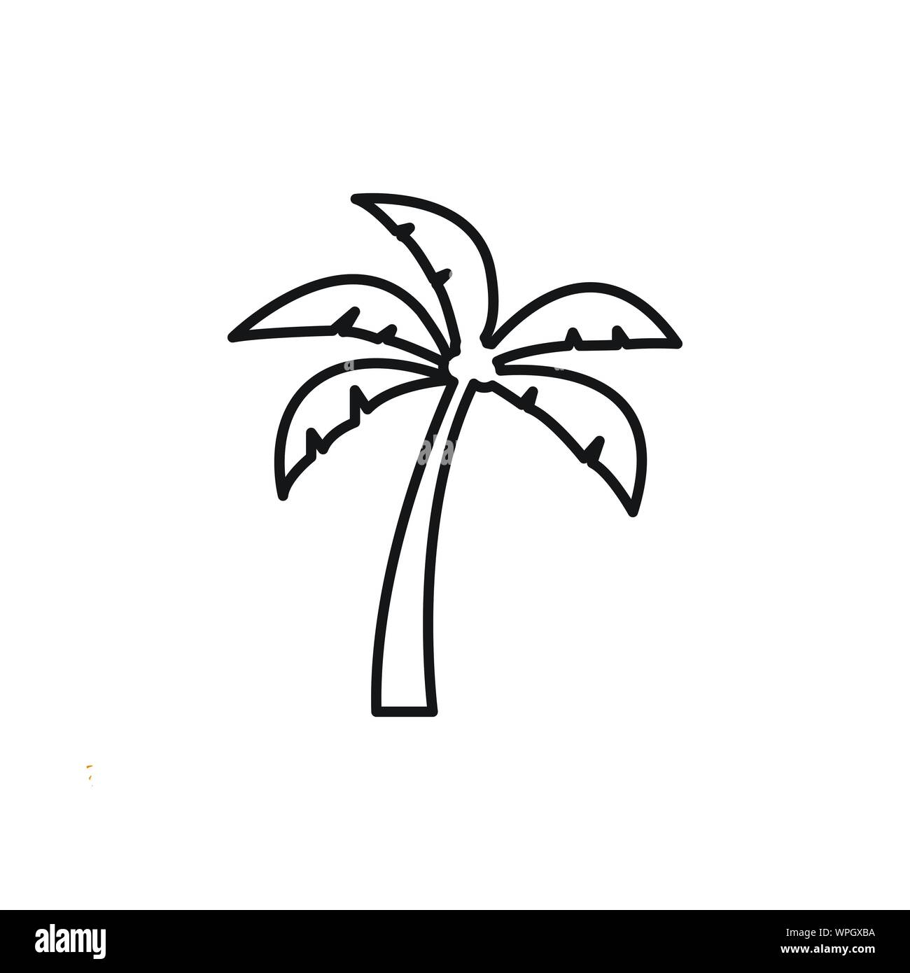 Palm tree graphic Stock Vector Images - Alamy