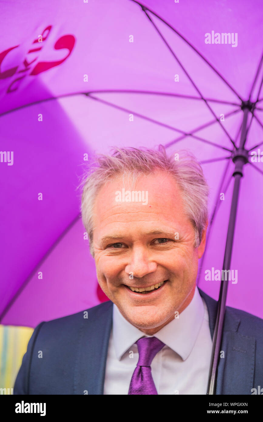 Westminster, London, UK. 9th Sep 2019. Richard Braine the new leader of ...