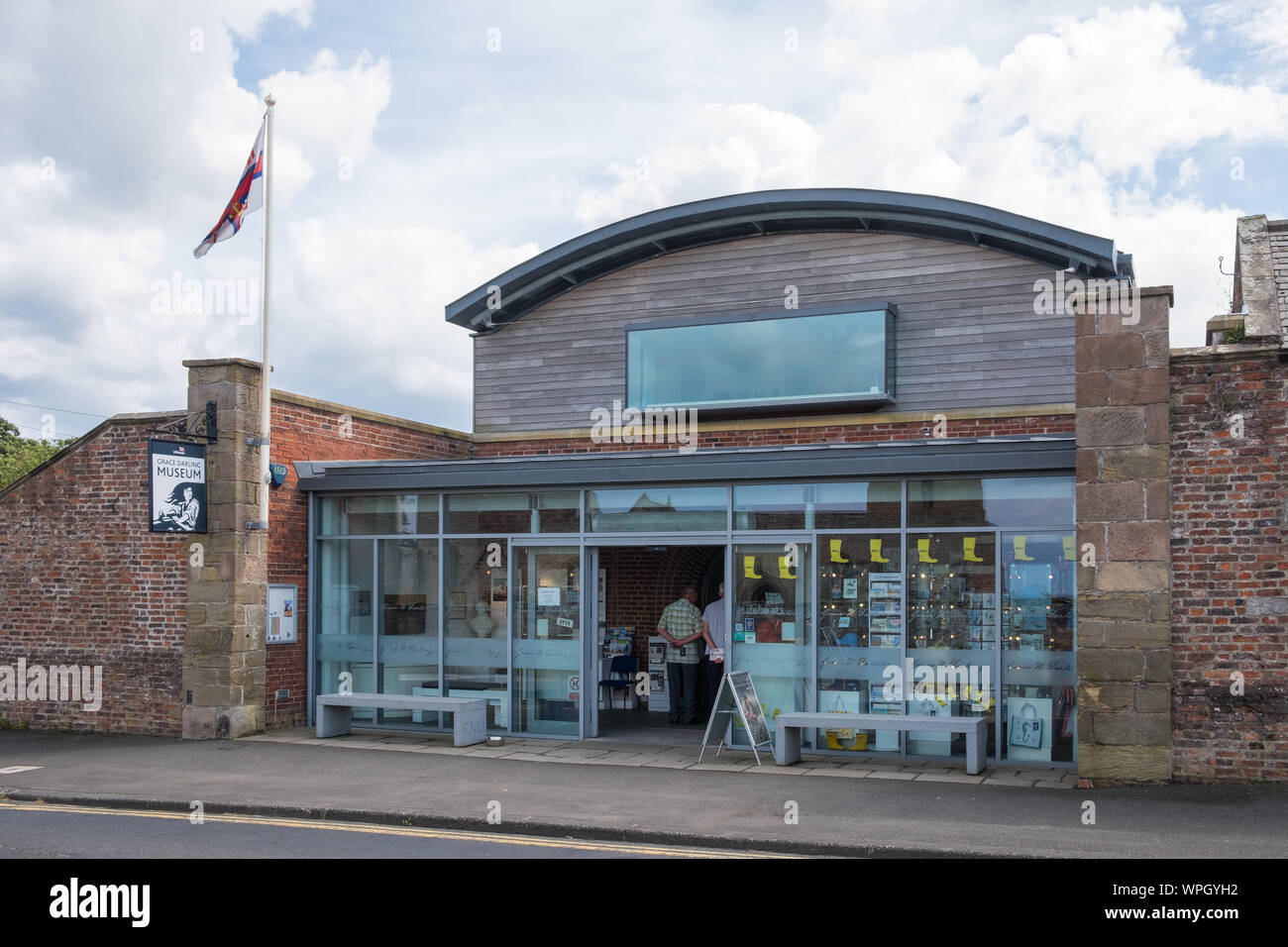 The RNLI Grace Darling Museum in the village of Bamburgh on the ...