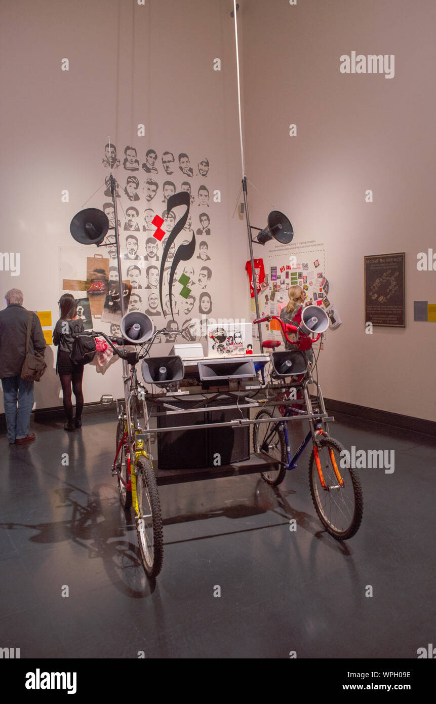 Sound Swarm of the Bike Bloc | Installation | Disobedient Objects ...