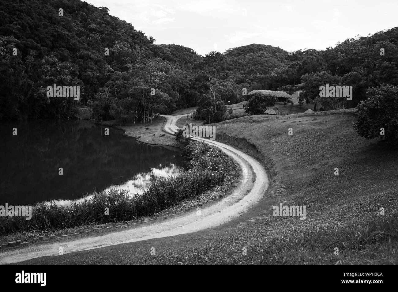 Narrow road curve hi-res stock photography and images - Alamy