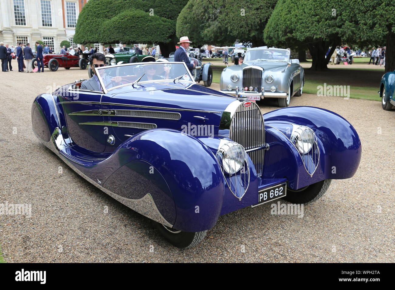 Bugatti Type 57 (1938), Concours of Elegance 2019, Hampton Court Palace ...