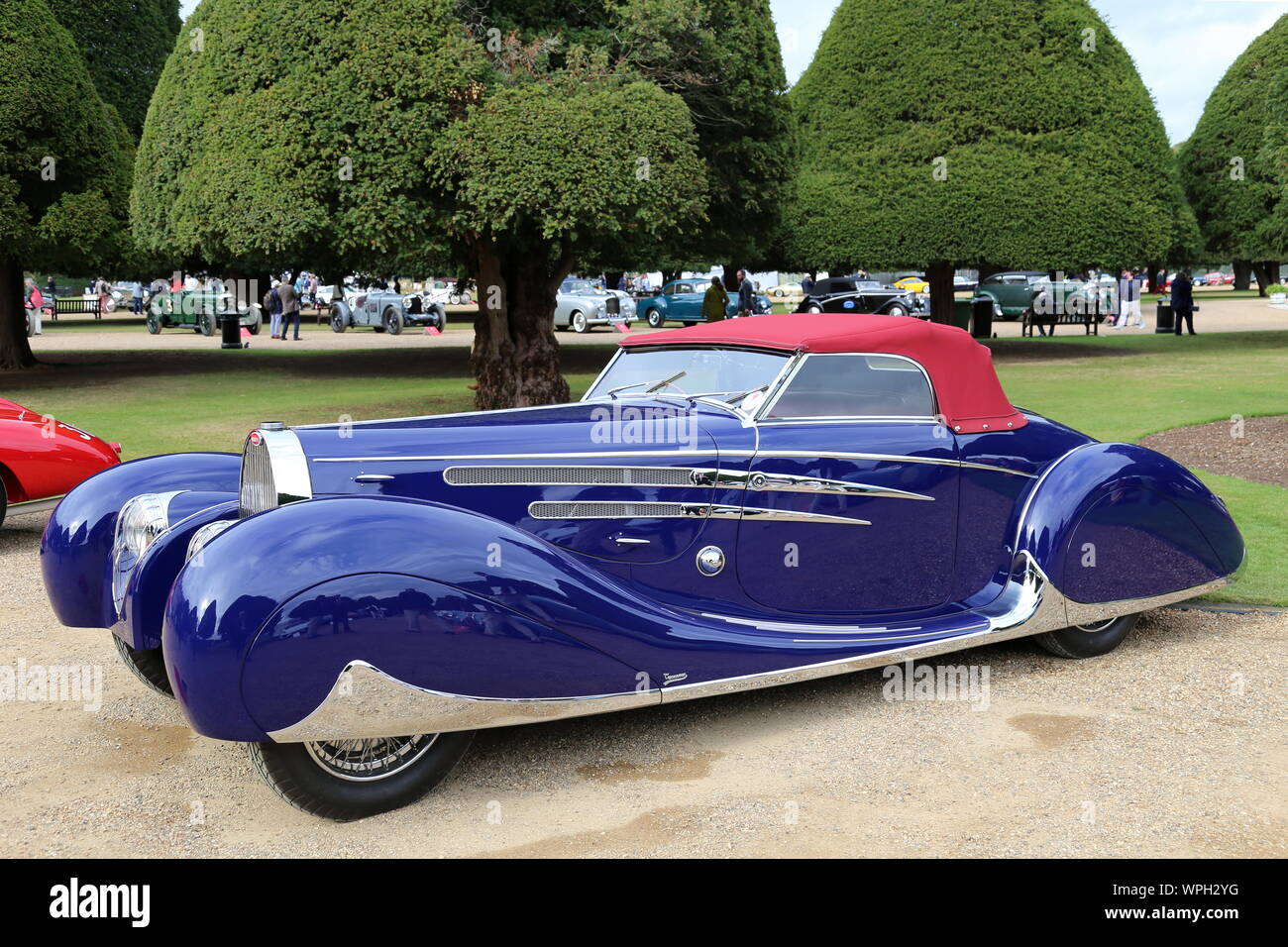 Bugatti Type 57 (1938), Concours of Elegance 2019, Hampton Court Palace ...
