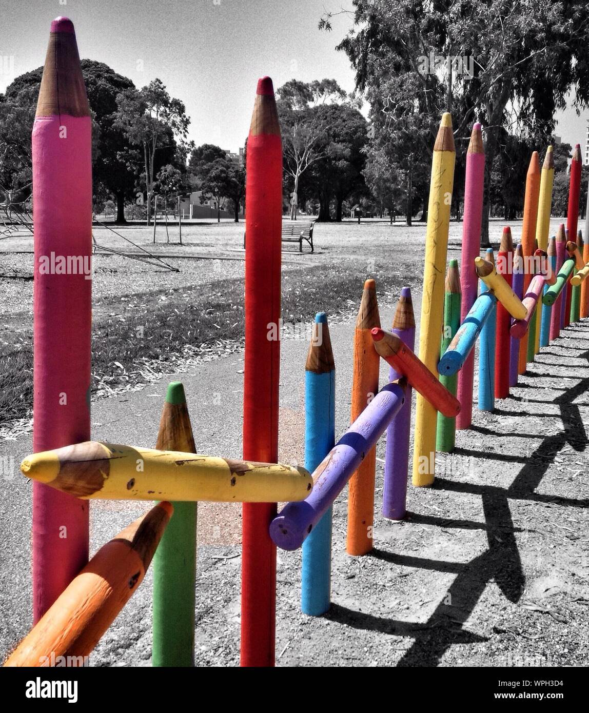 Pencil Fence High Resolution Stock Photography and Images - Alamy