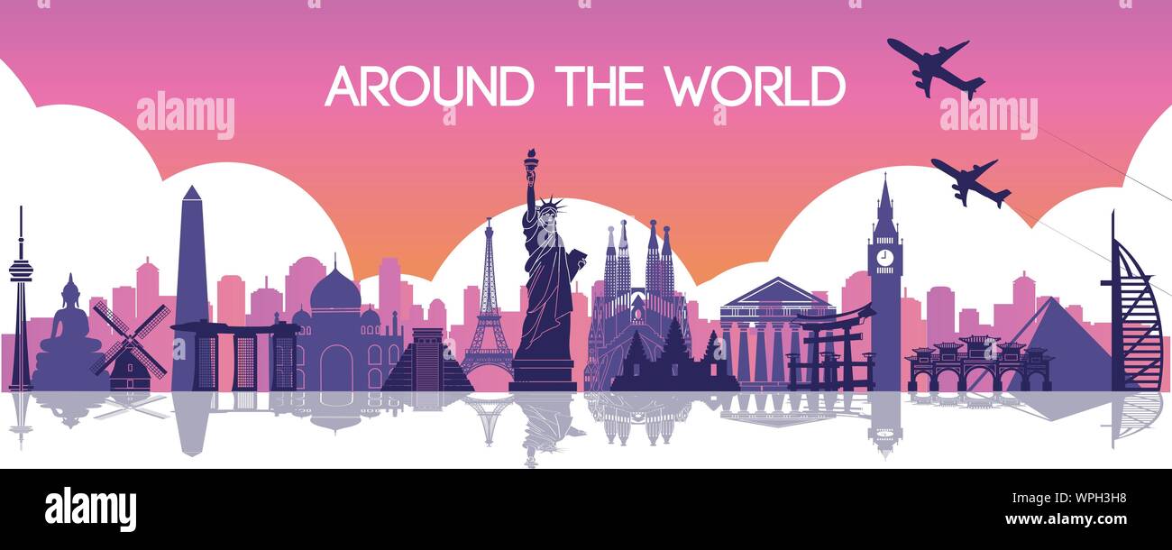 World Travel Silhouette