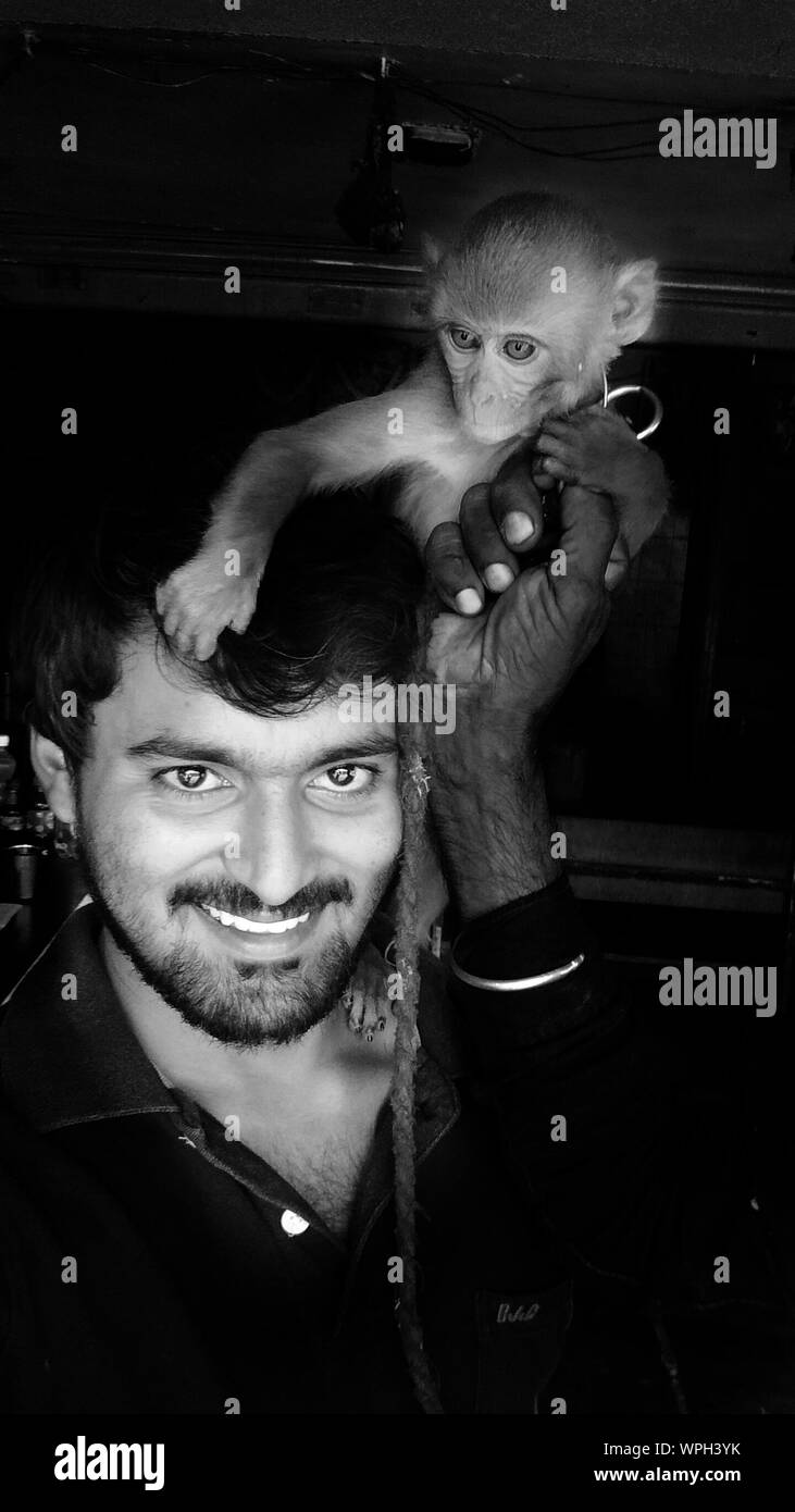 Human monkey hand Black and White Stock Photos & Images - Alamy