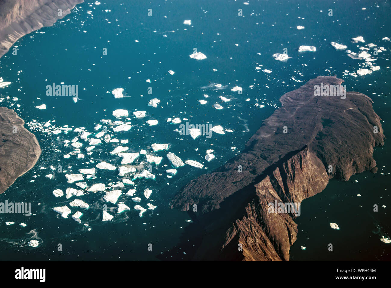 Greenland aerial hi-res stock photography and images - Alamy