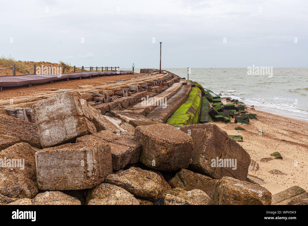landguard point felixstowe suffolk uk Stock Photo - Alamy