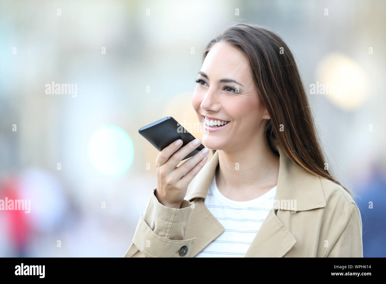 Girl giving a speech hi-res stock photography and images - Alamy