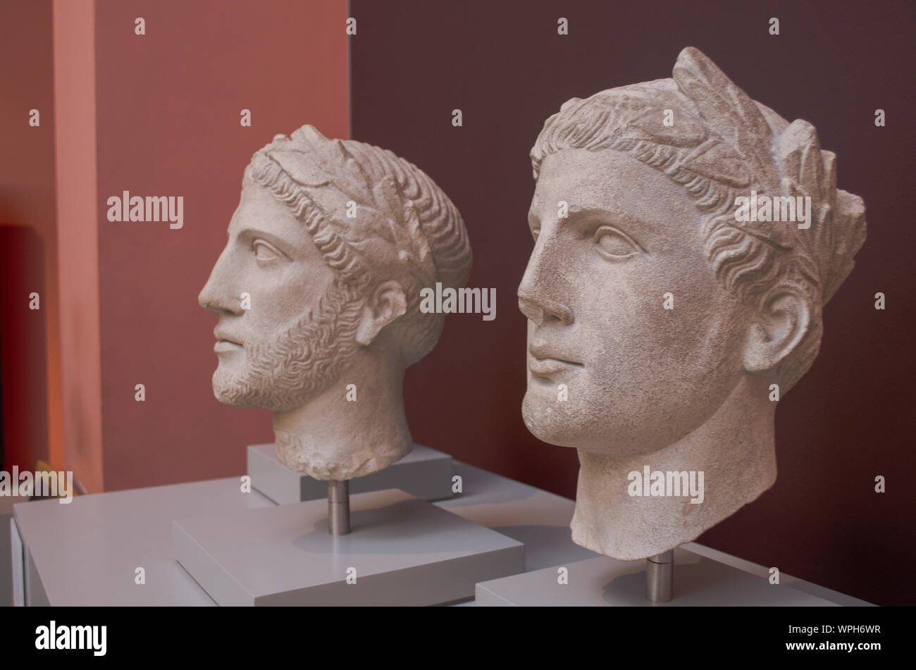 Cyprus heads of worshippers | British Museum Stock Photo - Alamy
