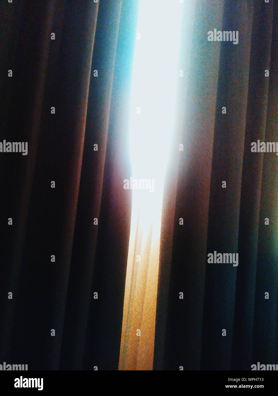 Through curtains hi-res stock photography and images - Alamy