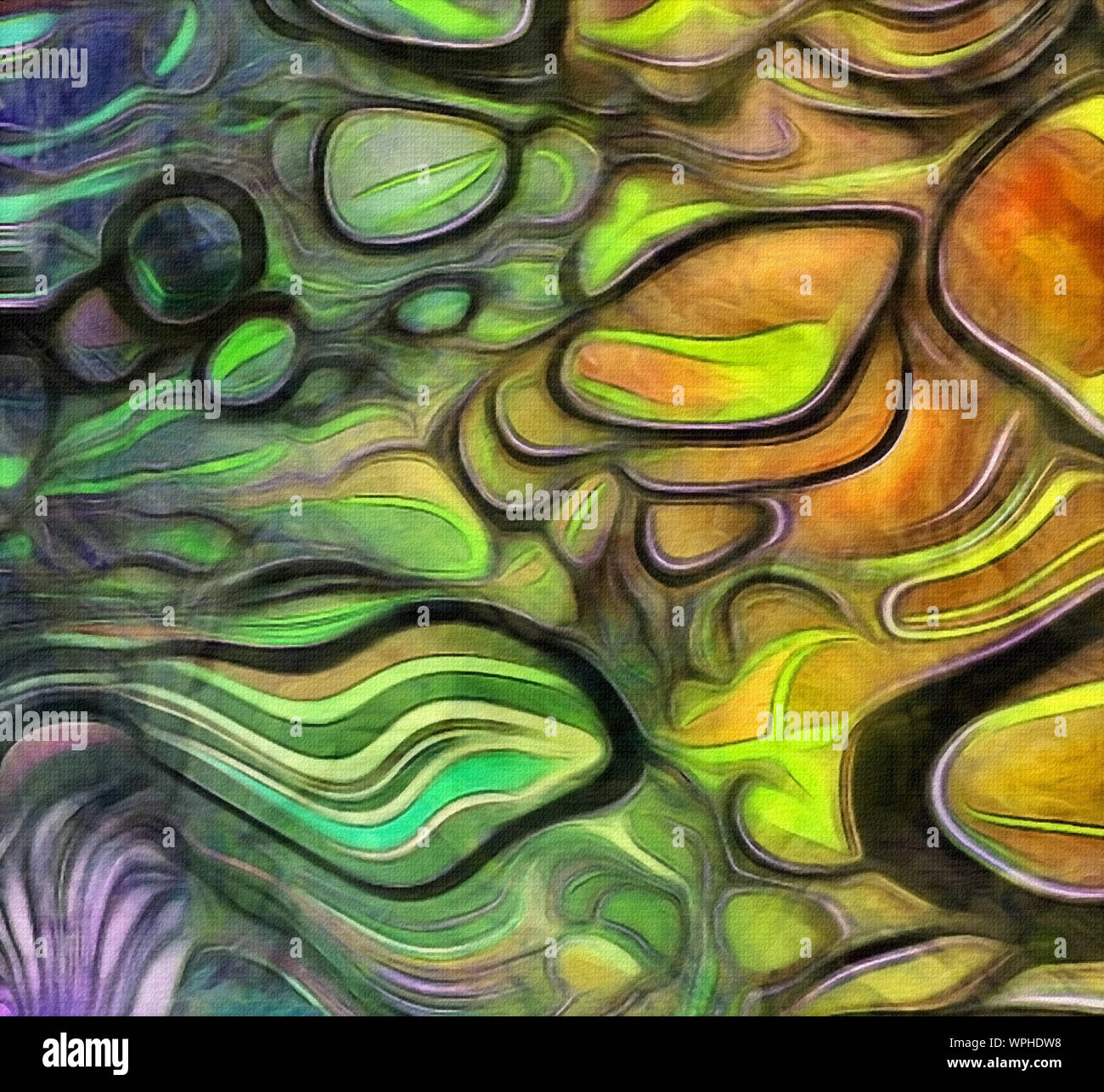 Circular Forms and Color Abstract. Artwork for creative graphic design ...