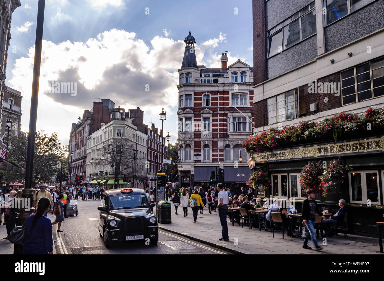Street scene at Strand rod, London Stock Photo - Alamy