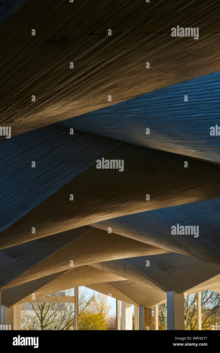 Cement ceiling to car park Stock Photo - Alamy