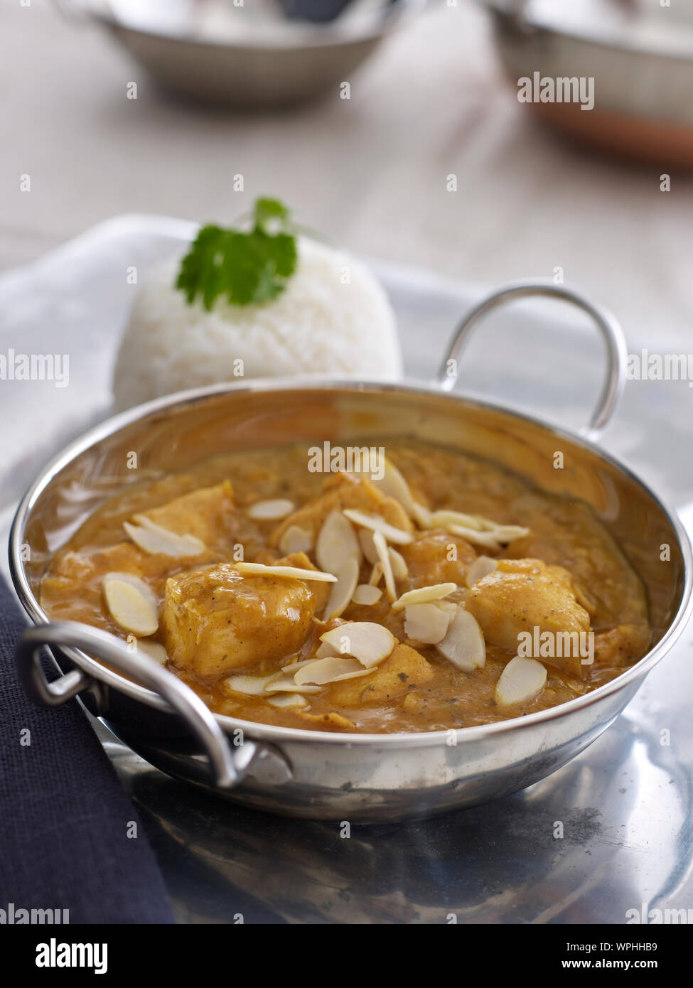 Indian chicken korma dish hi-res stock photography and images - Alamy