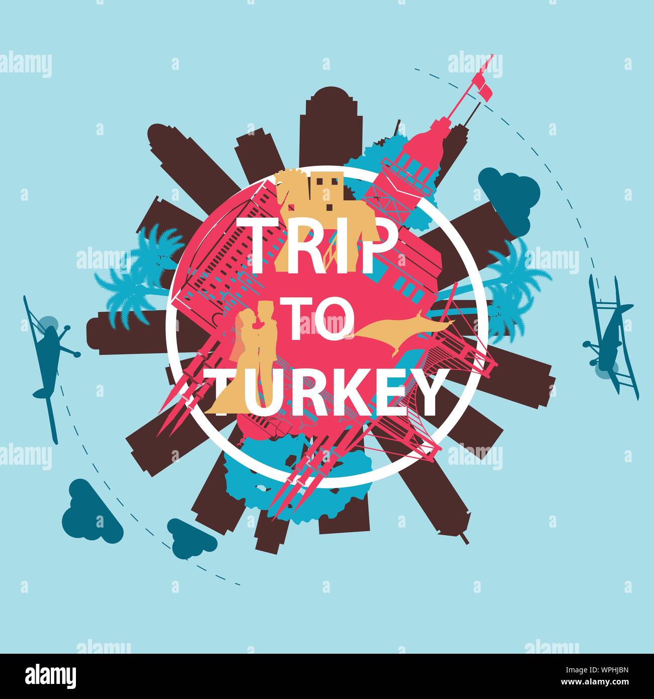Landmarks istanbul landmark Stock Vector Images - Alamy