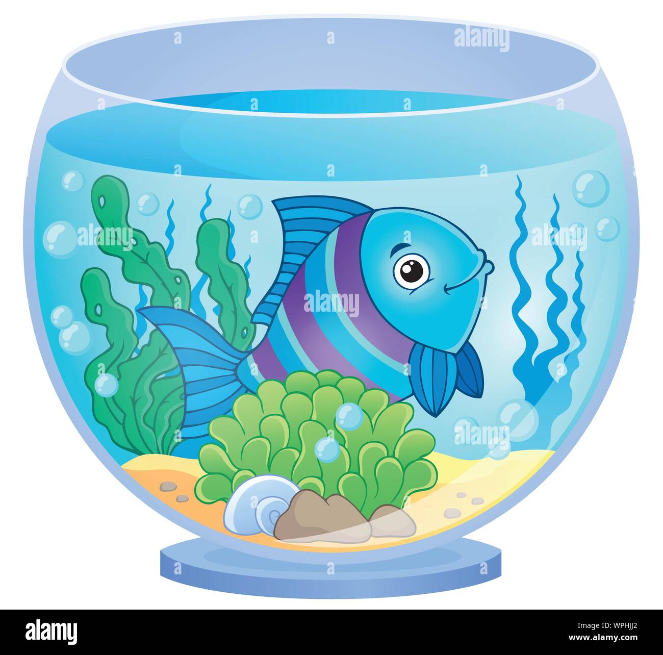 Aquarium theme image 8 Stock Vector Image & Art - Alamy