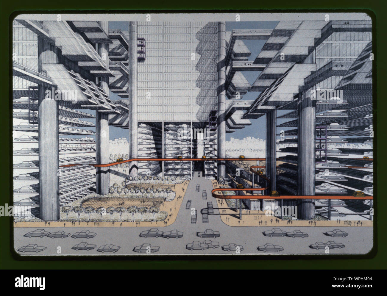 Lower Manhattan Expressway rendering of the streetscape Stock Photo - Alamy