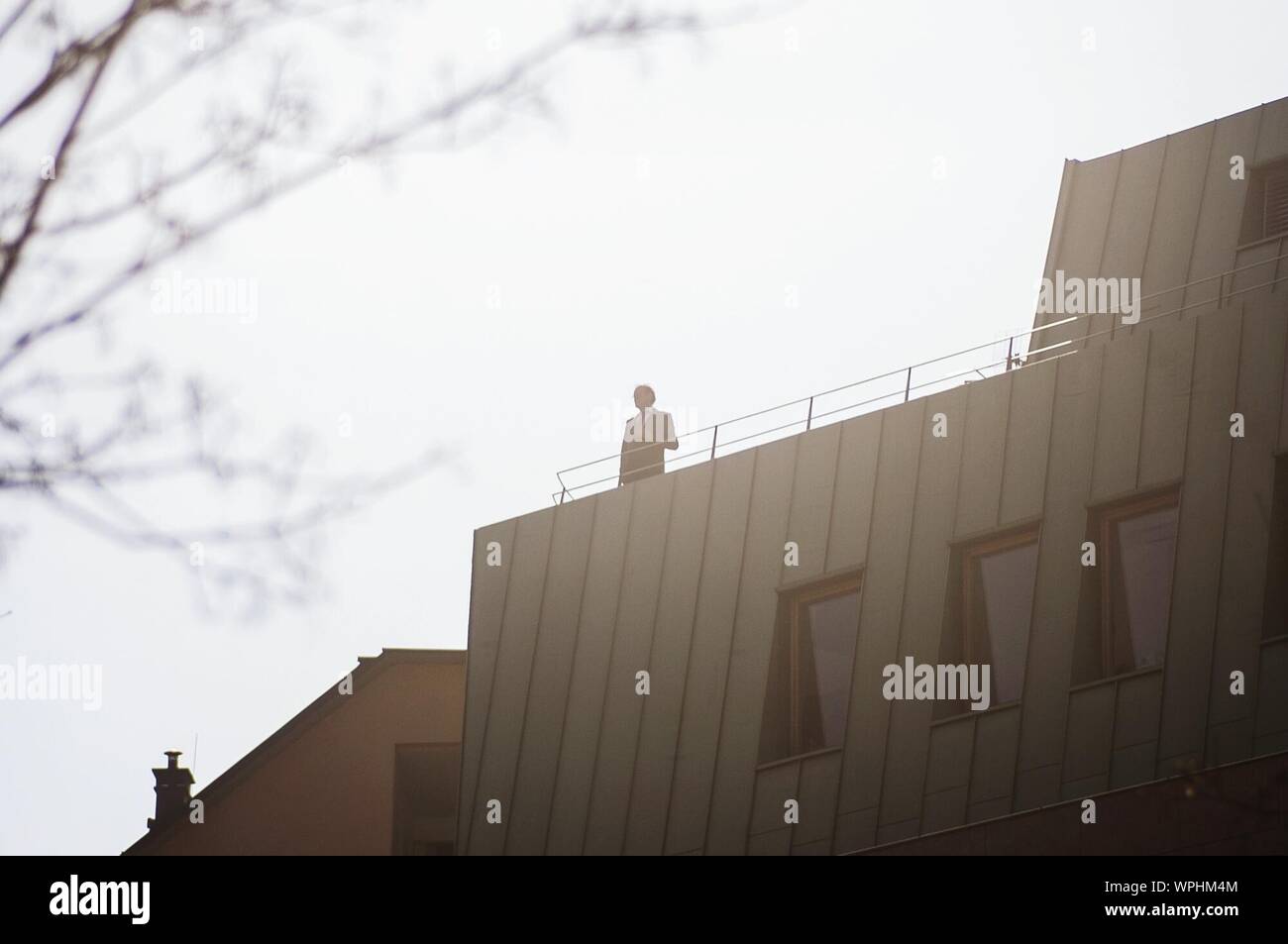 Office on the balcony hi-res stock photography and images - Alamy