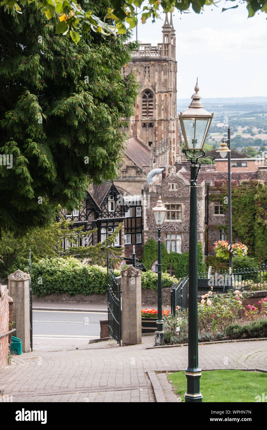 Around Worcestershire - Great Malvern Priory Stock Photo - Alamy