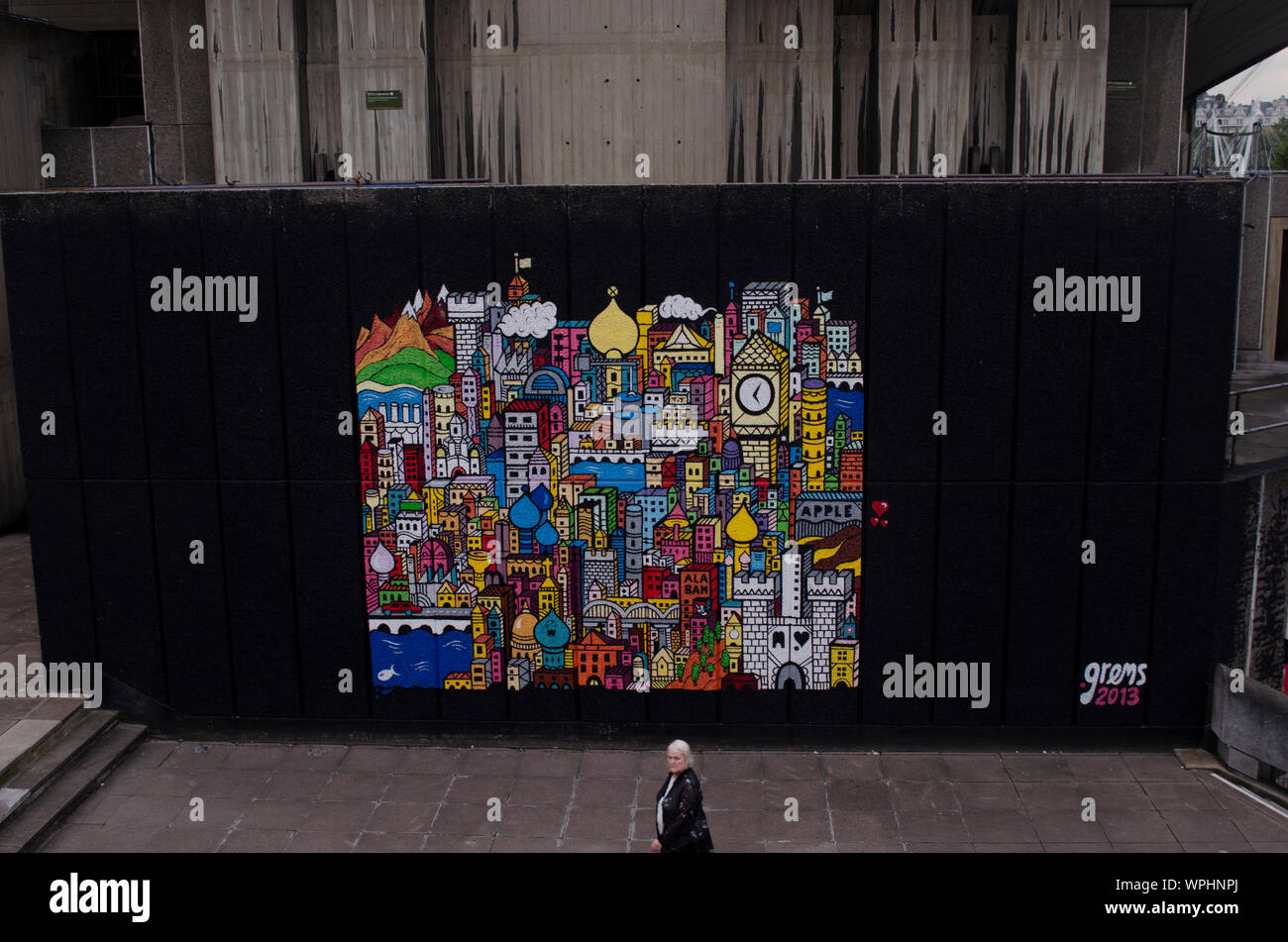 Waterloo mural hi-res stock photography and images - Alamy