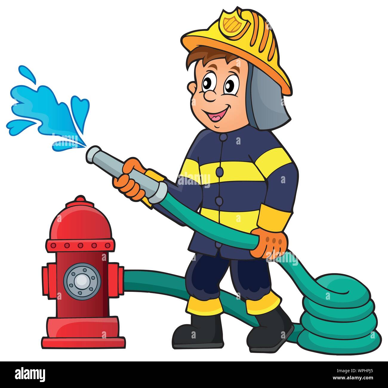 Firefighter theme image 1 Stock Vector Image & Art - Alamy
