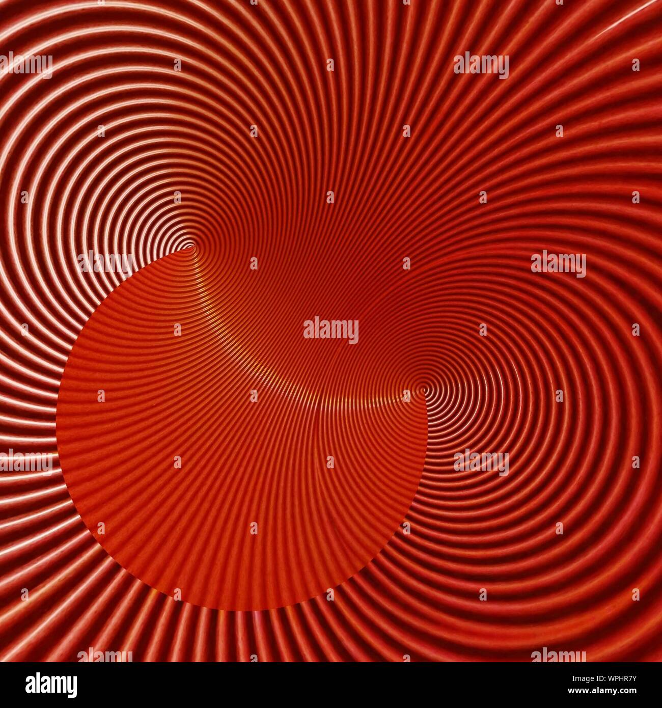 Red spiral hi-res stock photography and images - Alamy