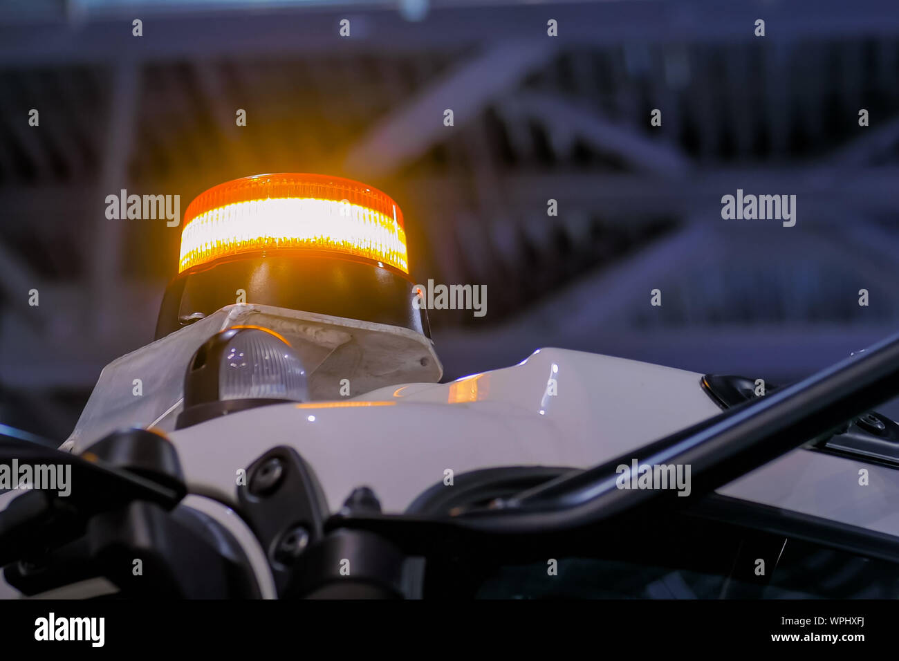 Hazard warning beacon hi-res stock photography and images - Alamy