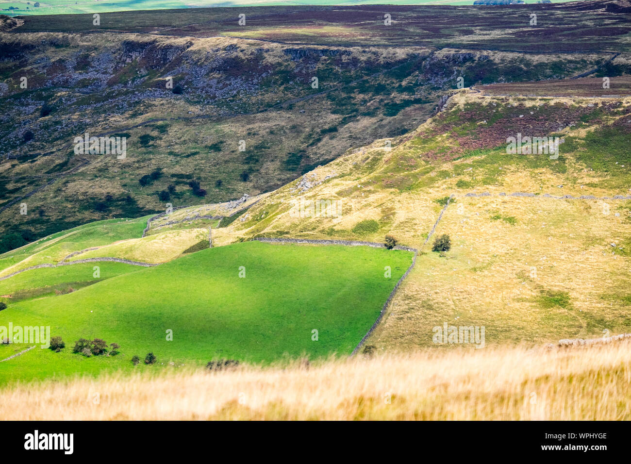 Combs Moss, an area of moorland in the Peak District National Park,UK ...