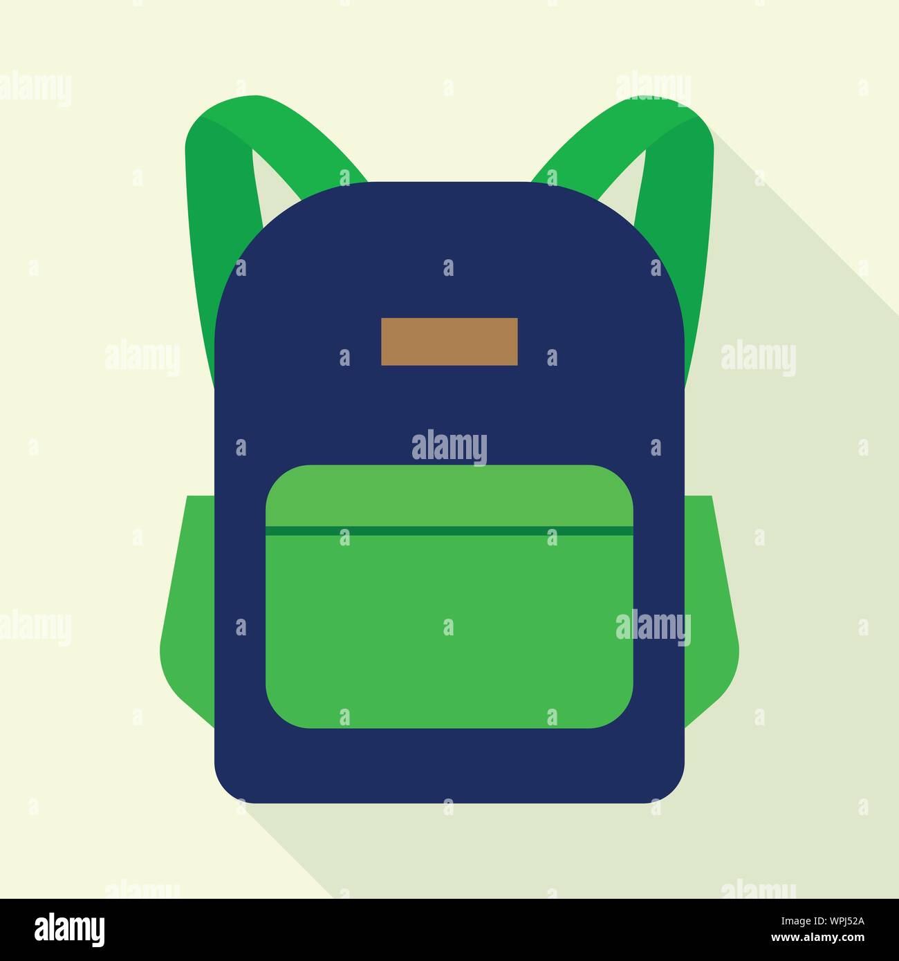 Sport backpack icon. Flat illustration of sport backpack vector icon ...