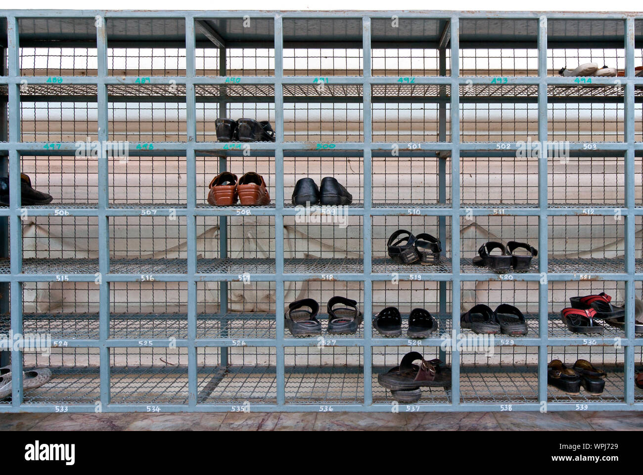 Shoes on rack hi-res stock photography and images - Alamy