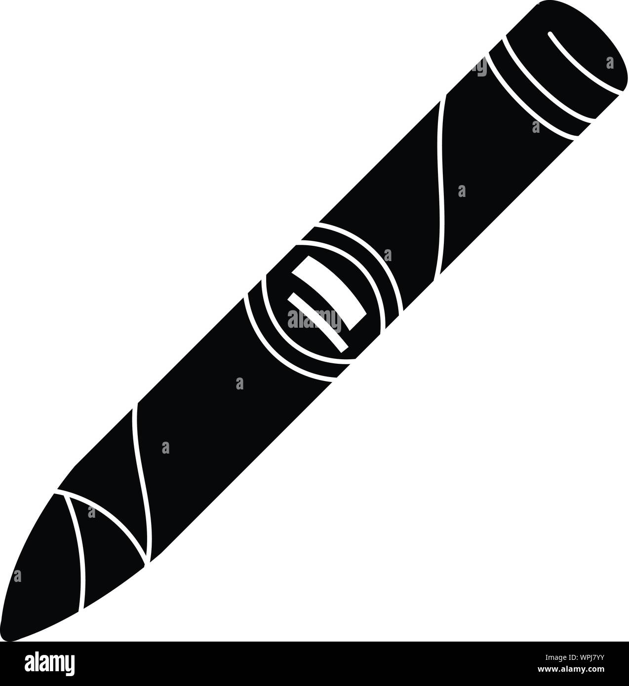 Cuban cigar icon. Simple illustration of cuban cigar vector icon for ...