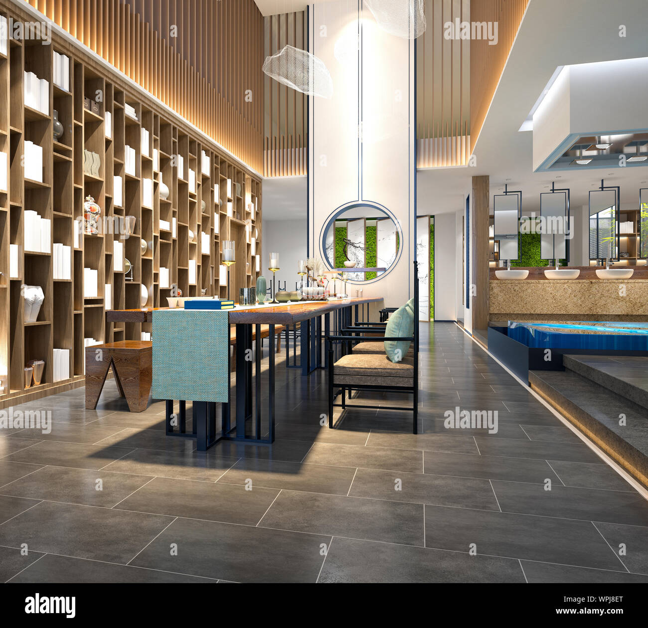 Empty showroom hi-res stock photography and images - Alamy