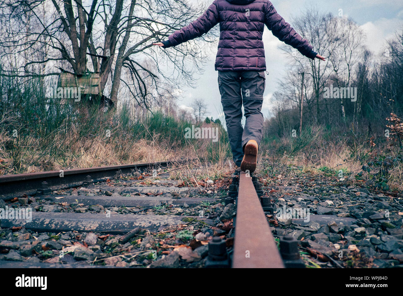 Balancing track hi-res stock photography and images - Alamy
