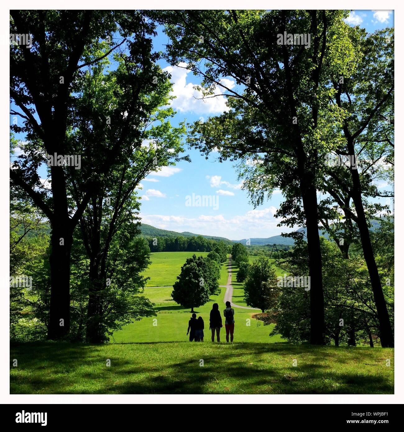 Group of people on hill hi-res stock photography and images - Alamy