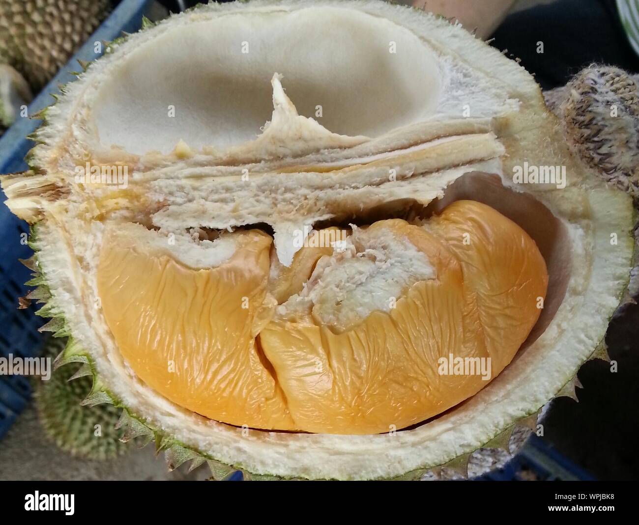 Slice of durian hi-res stock photography and images - Alamy