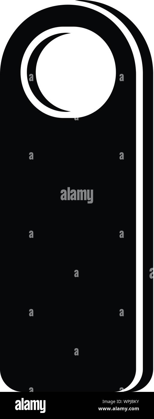 Door tag icon, simple style Stock Vector Image & Art - Alamy