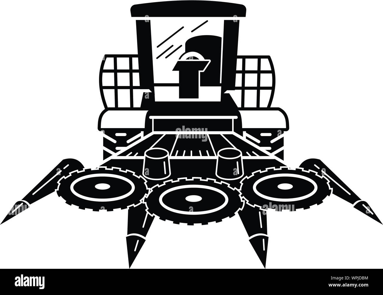 Machinery for the sugar cane industry Stock Vector Images - Alamy