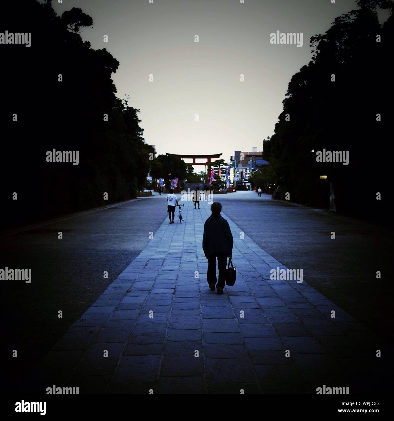 People walking on path pathway hi-res stock photography and images - Alamy