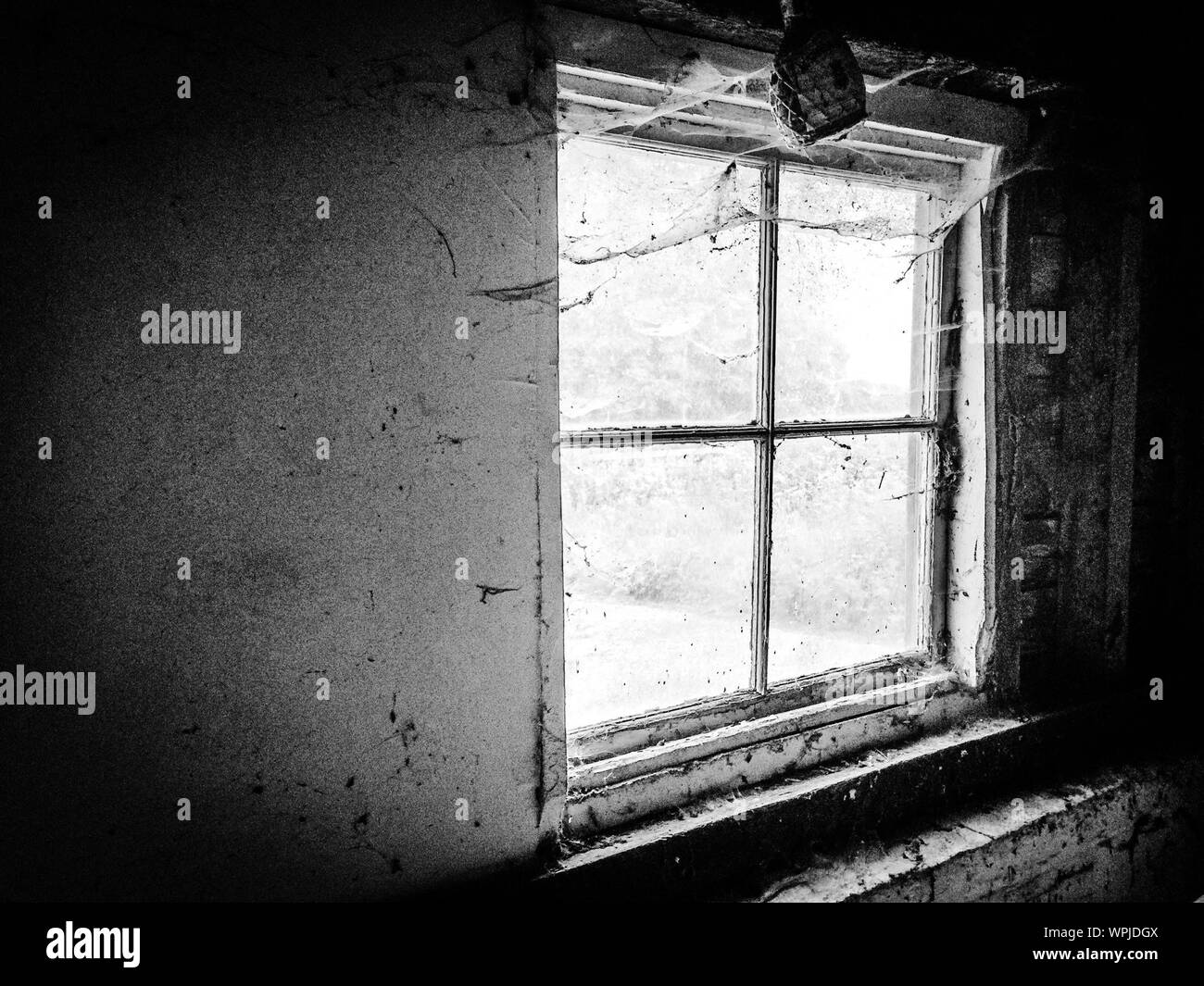 Messy window Black and White Stock Photos & Images - Alamy