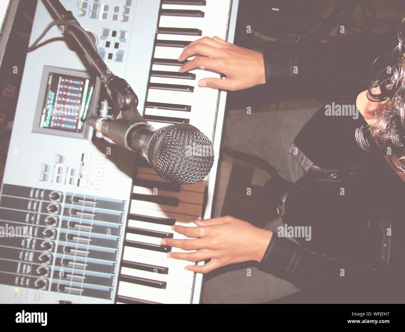 High Angle View Grand Piano High Resolution Stock Photography and ...