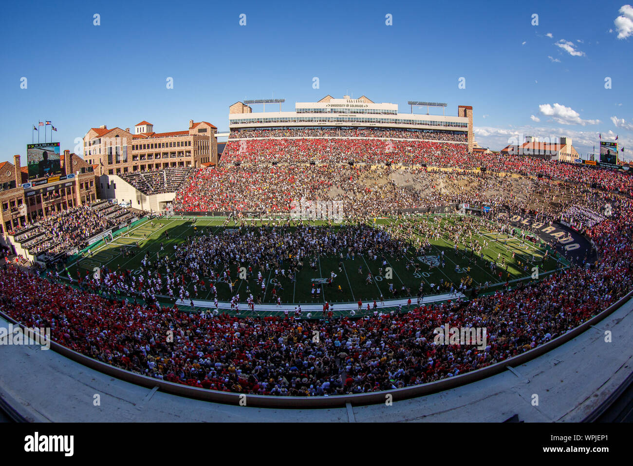 Boulder, CO. U.S. 07th Sep, 2019. Colorado fans rush the field and ...