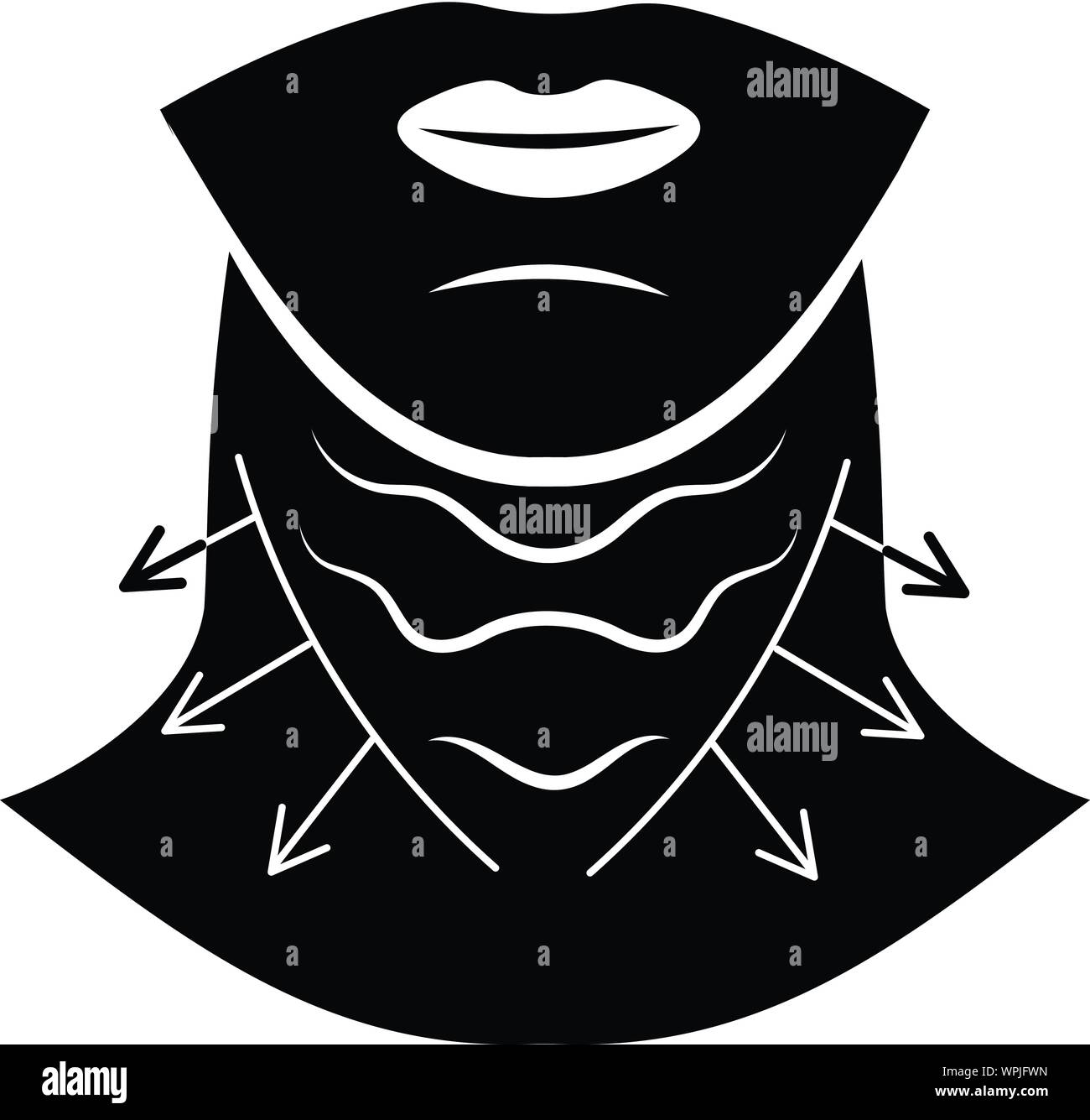 Dimple cheek Stock Vector Images - Alamy